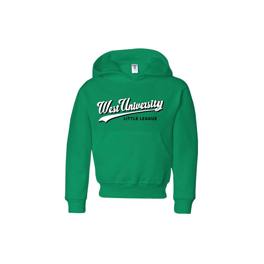 SALE! Youth Green WULL Sweatshirt Hoodie – West U Little League Spirit ...